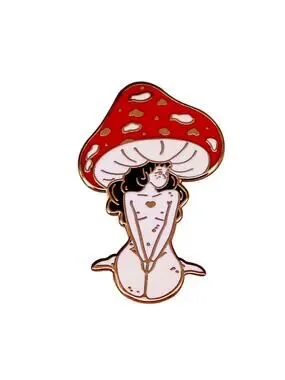 Love Bling USA | Jewelry | Red Mushroom Girls Enamel Pins 36 | Poshmark